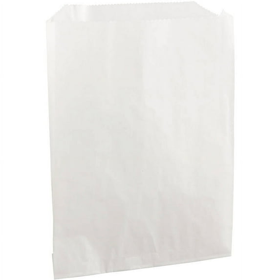 Bagcraft Papercon Single-Serve Bags, 6" x 7.25", White, 2,000/Carton ...