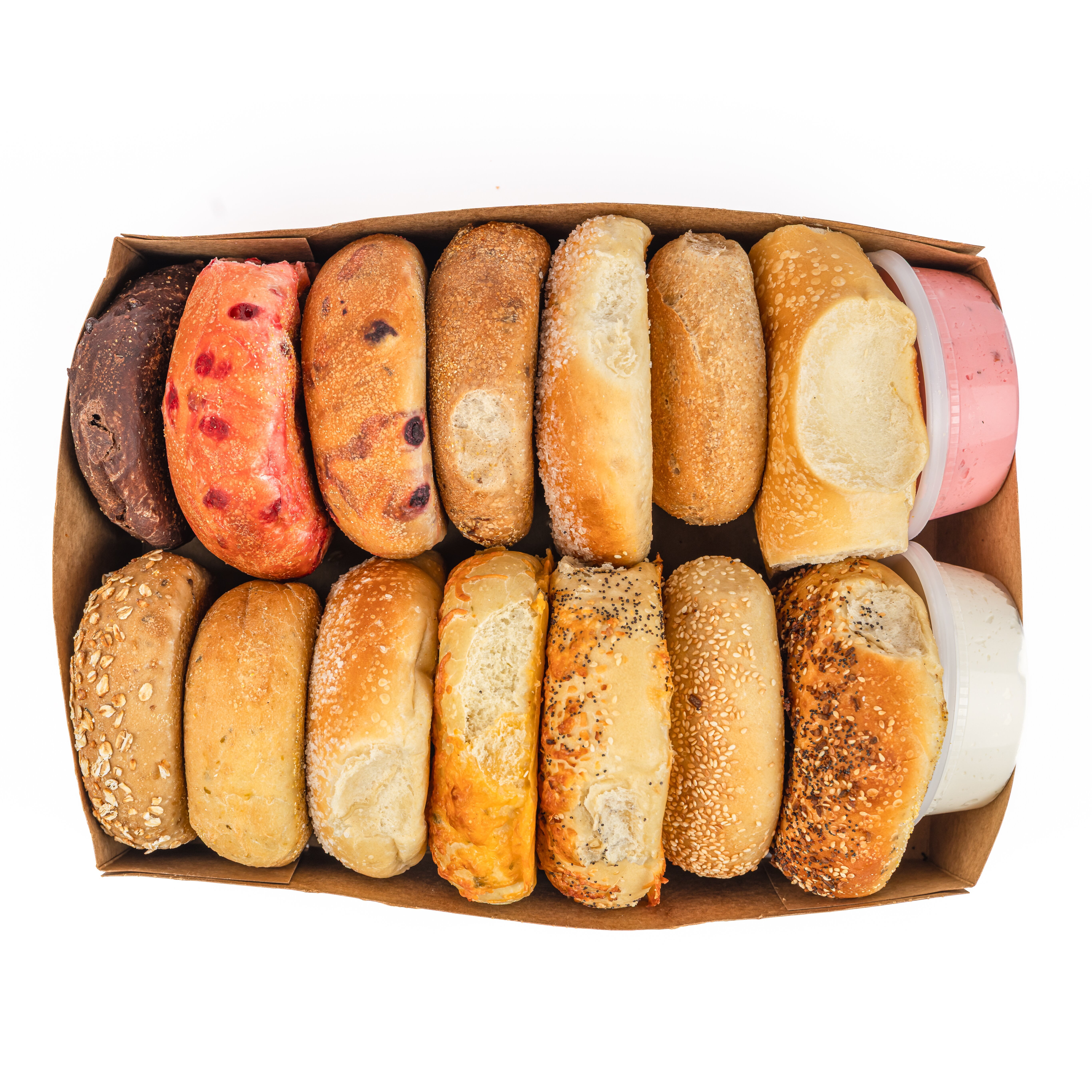 Bagel Nosh - Bakers Half-Dozen Bagels - 14ct - with 2 Chive Cream ...