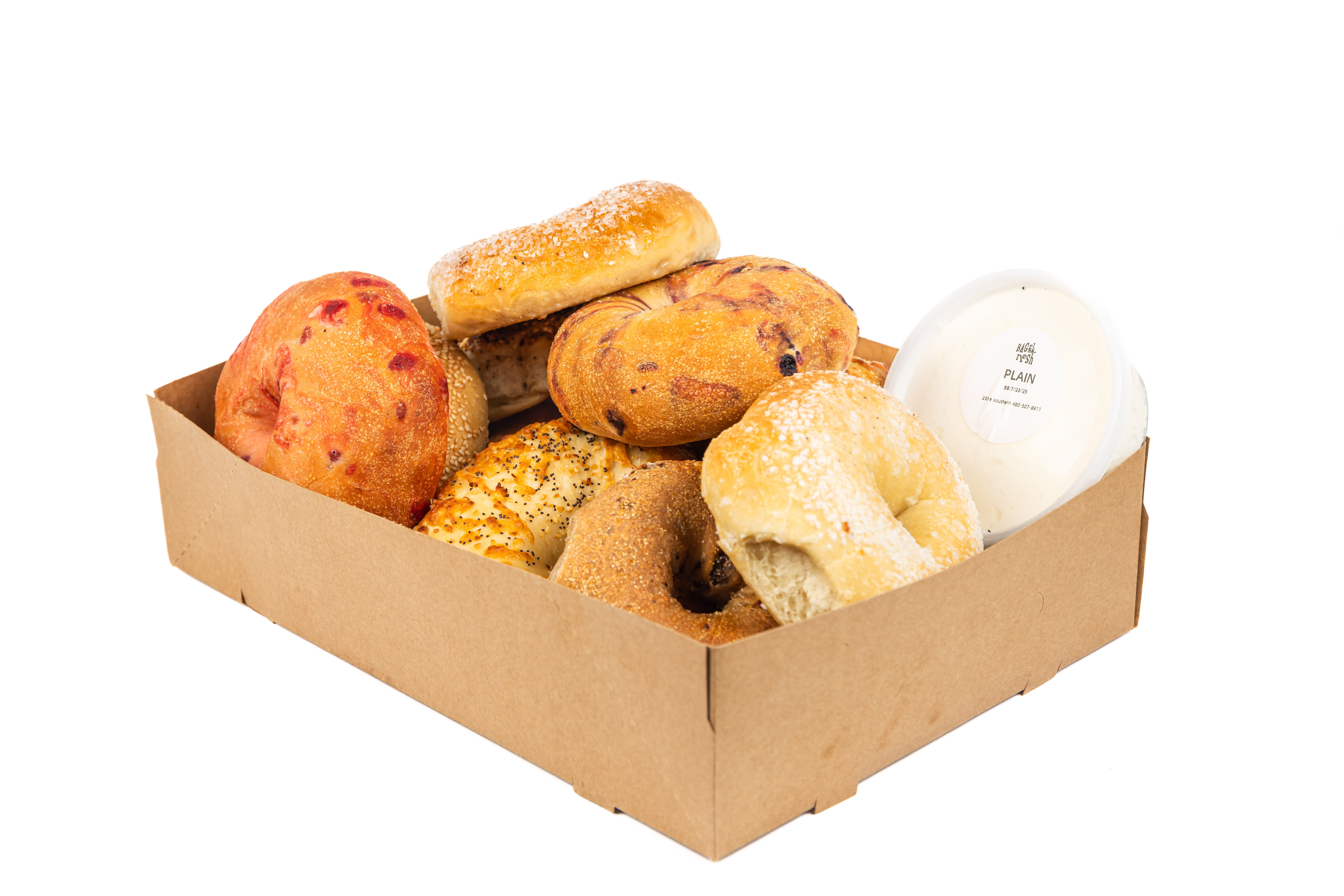 Bagel Nosh - Bakers Half-Dozen Bagels - 7ct - with Roasted Red Peppers ...