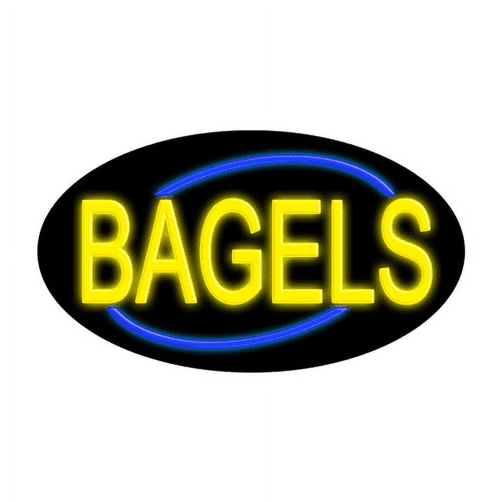 Bagels-Glass Neon Sign Made in USA - Walmart.com