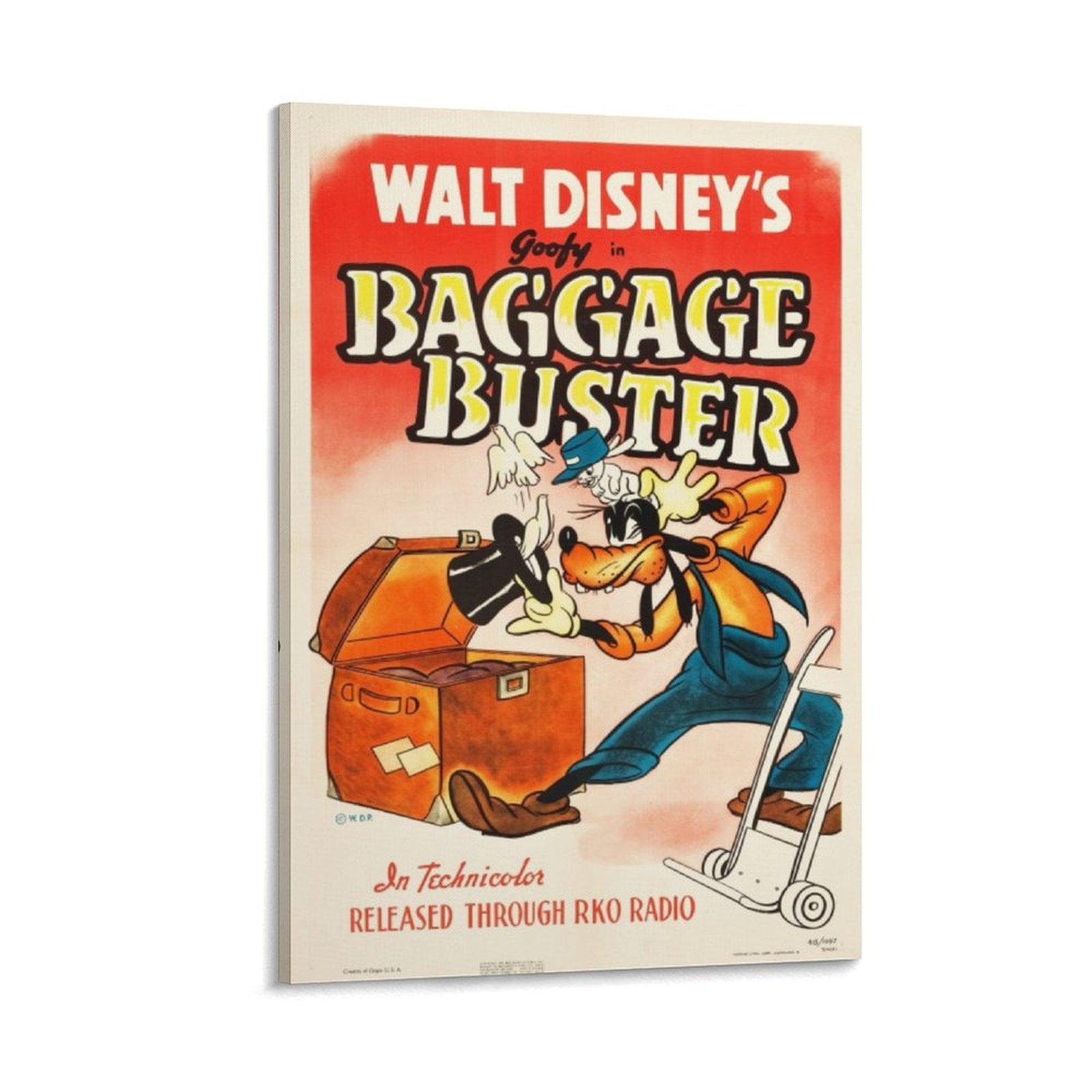 Baggage Buster Painting On Canvas Wall Art Poster Scroll Picture Print ...