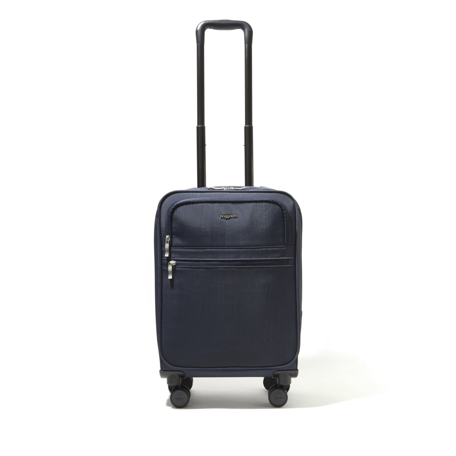 Baggallini Suitcase Unisex Blue Telescoping Handle 4 Wheel Carry-On Bag ...