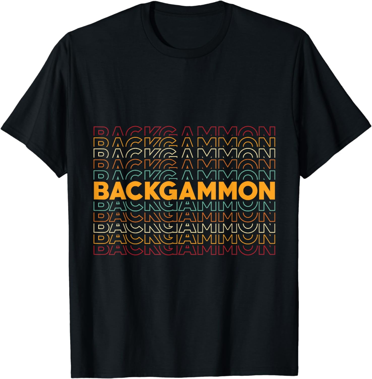 Baggamon design for tokens and board players backgammon T-Shirt ...