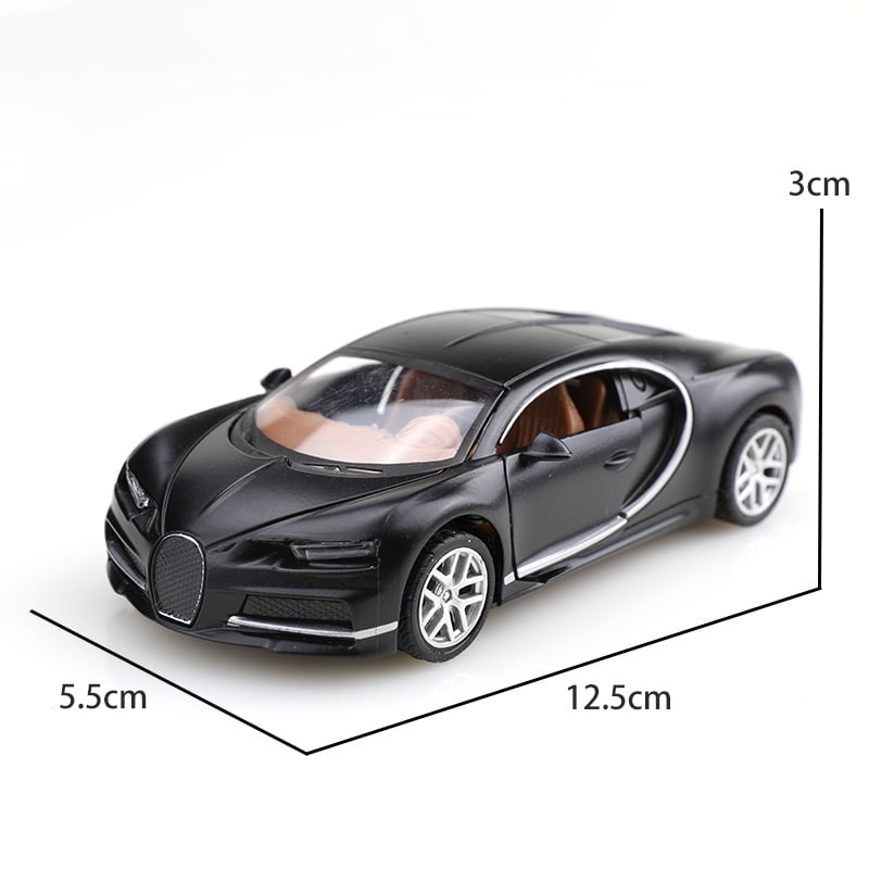 (Bagged) 1:36 Fabric Chiron, die-cast model car, simulated supercar ...