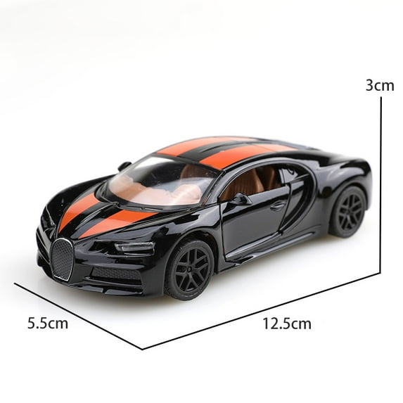 (Bagged) 1:36 Fabric Chiron, die-cast model car, simulated supercar ...