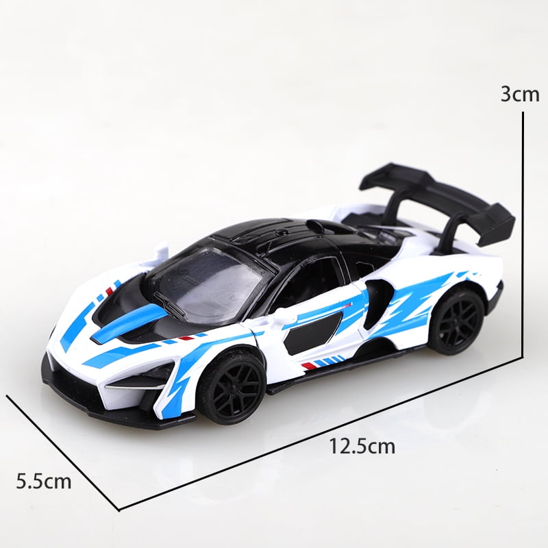 (Bagged) 1:36 Senna Alloy Pull-back Racing Car, Simulation 1.36 Alloy ...