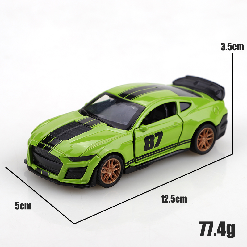 Bagged 1.36 scale realistic Mustang alloy pull-back car, the best ...