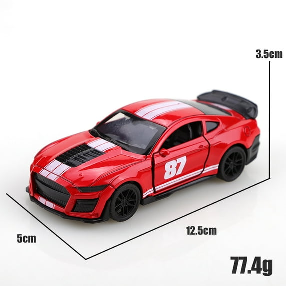 Bagged 1.36 scale realistic Mustang alloy pull-back car, the best ...