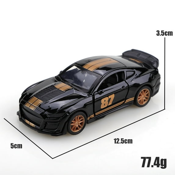 Bagged 1.36 scale realistic Mustang alloy pull-back car, the best ...