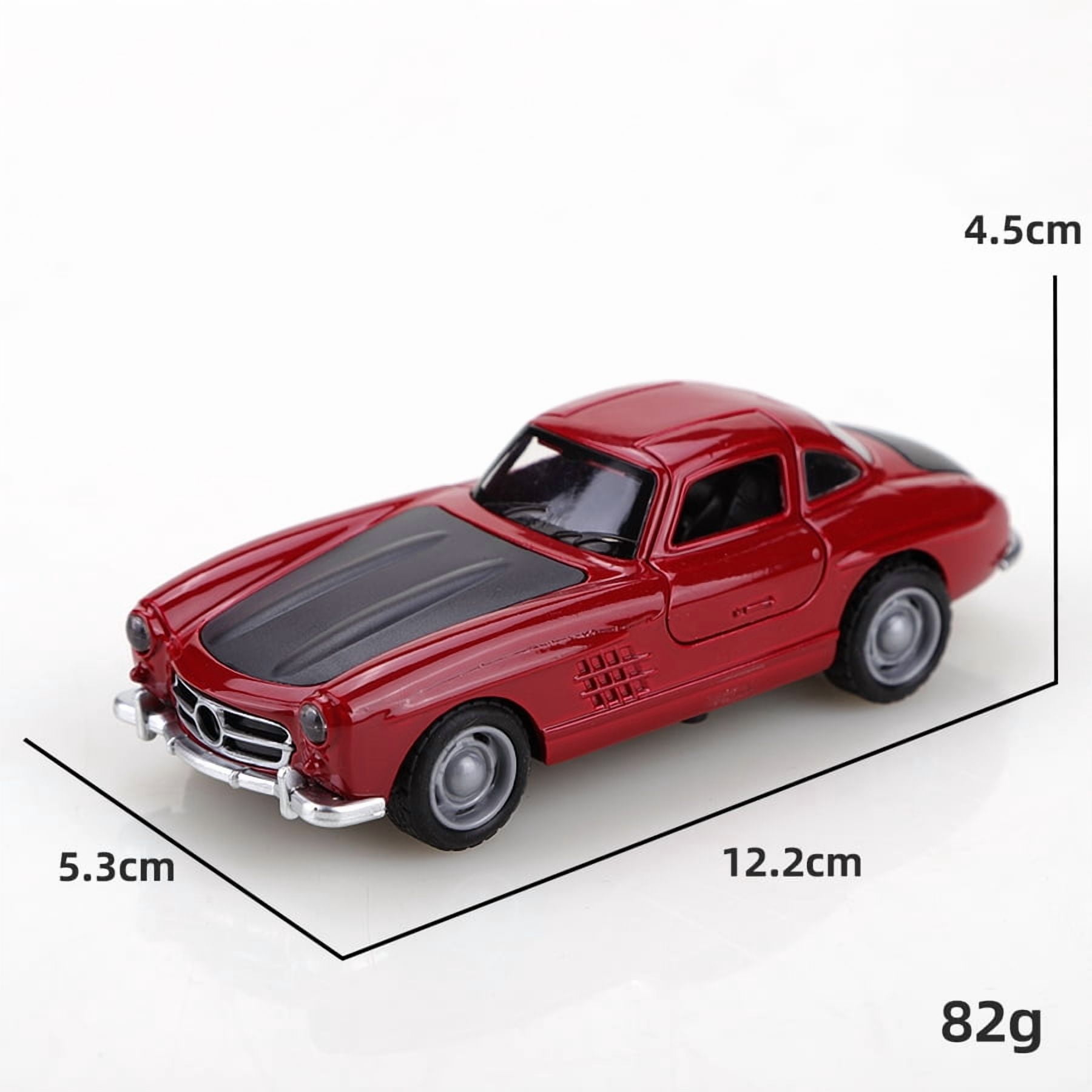 (Bagged) 1/36 scale replica AMZ300SL alloy pullback model car, die-cast ...