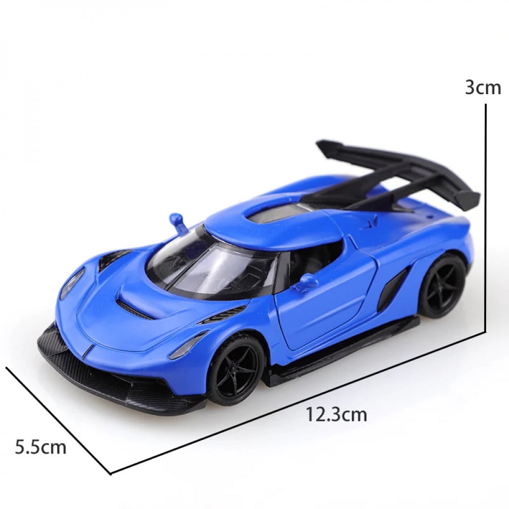 (Bagged) 1:36 scale replica racing car toy model, die-cast metal ...