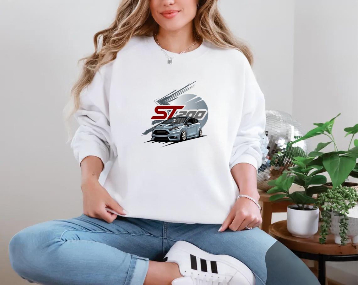 Bagged Ford ST Sweatshirt with Lowered Car Design for Auto Lovers, for ...