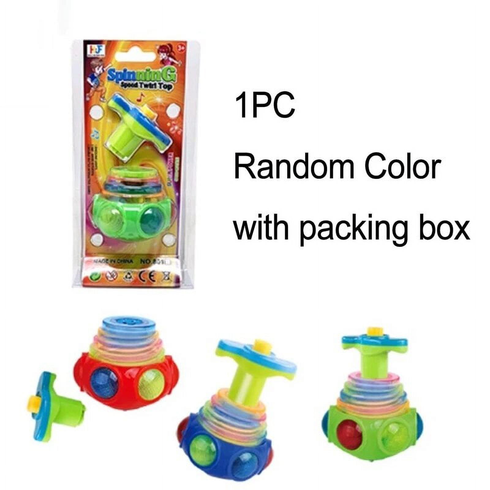 Bagged Round Luminous Toy Light Music Rotating Gyro Fidget Spinner ...