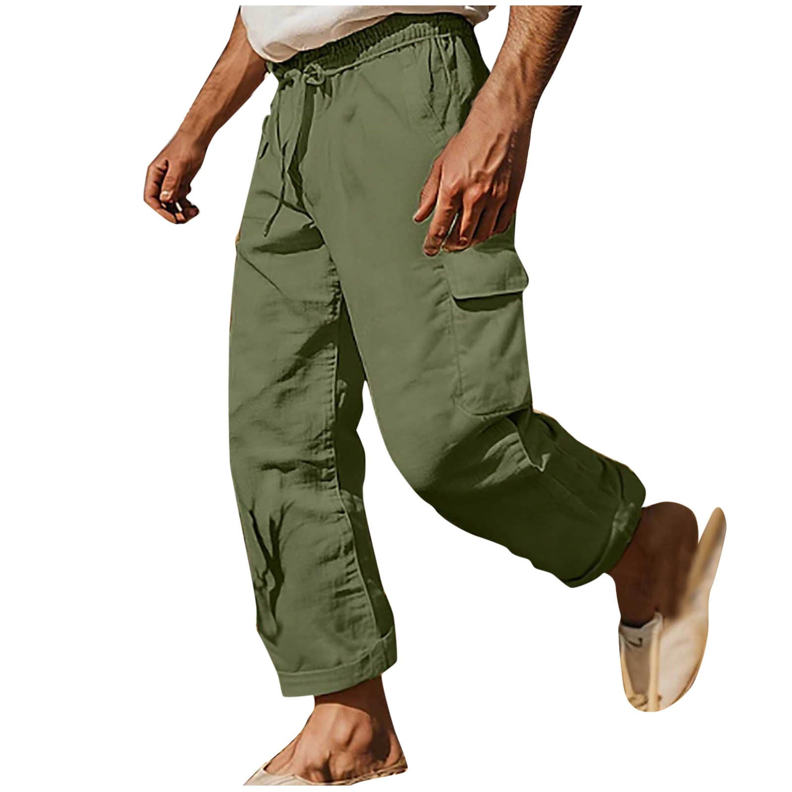 Baggy Cargo Pants Open Bottom Sweatpants Men Plus Size Cargo Pants for Men Men Baggy Pants Blue ...