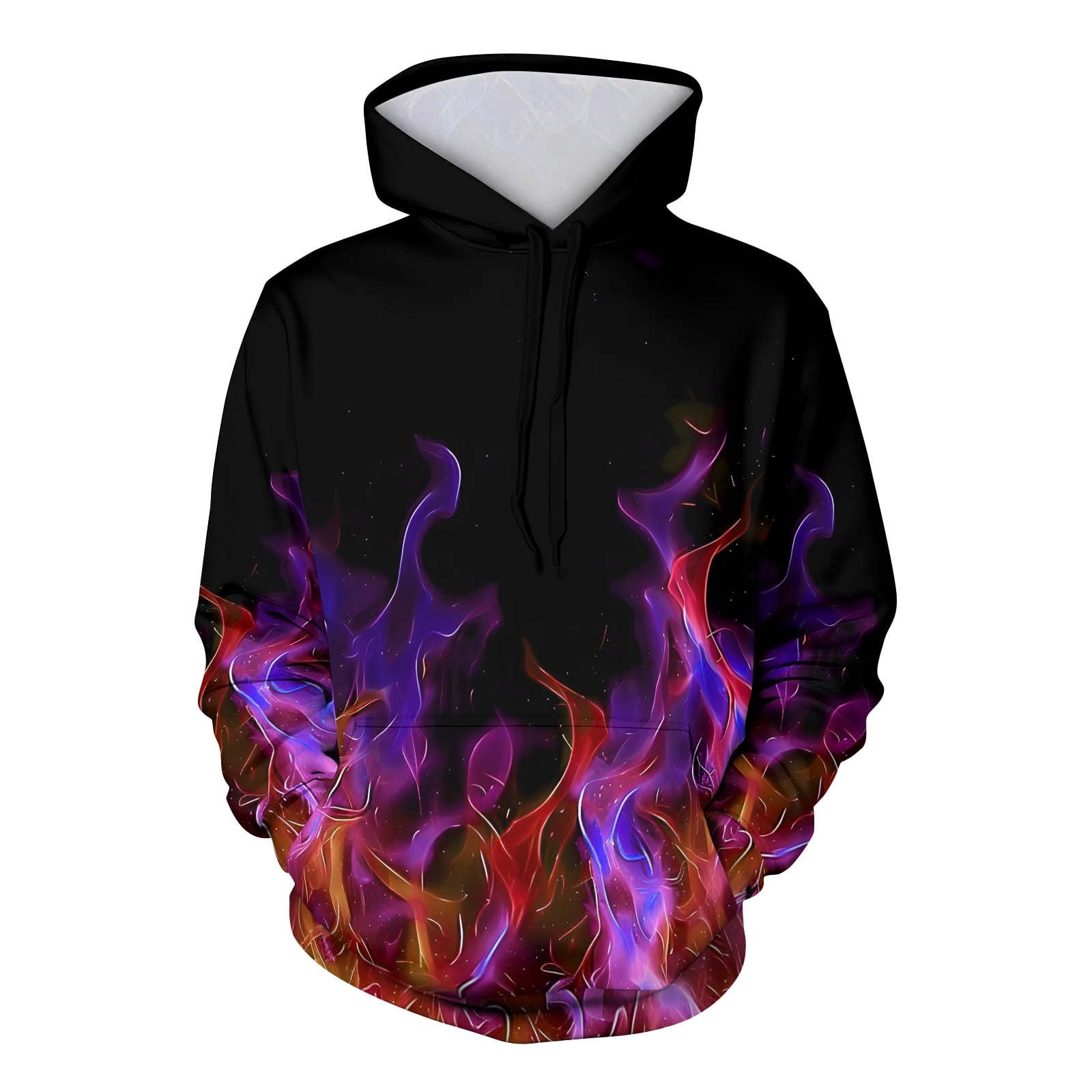 Baggy Hoodies for Women and Men 3D Printed Casual Trendy Pullover ...