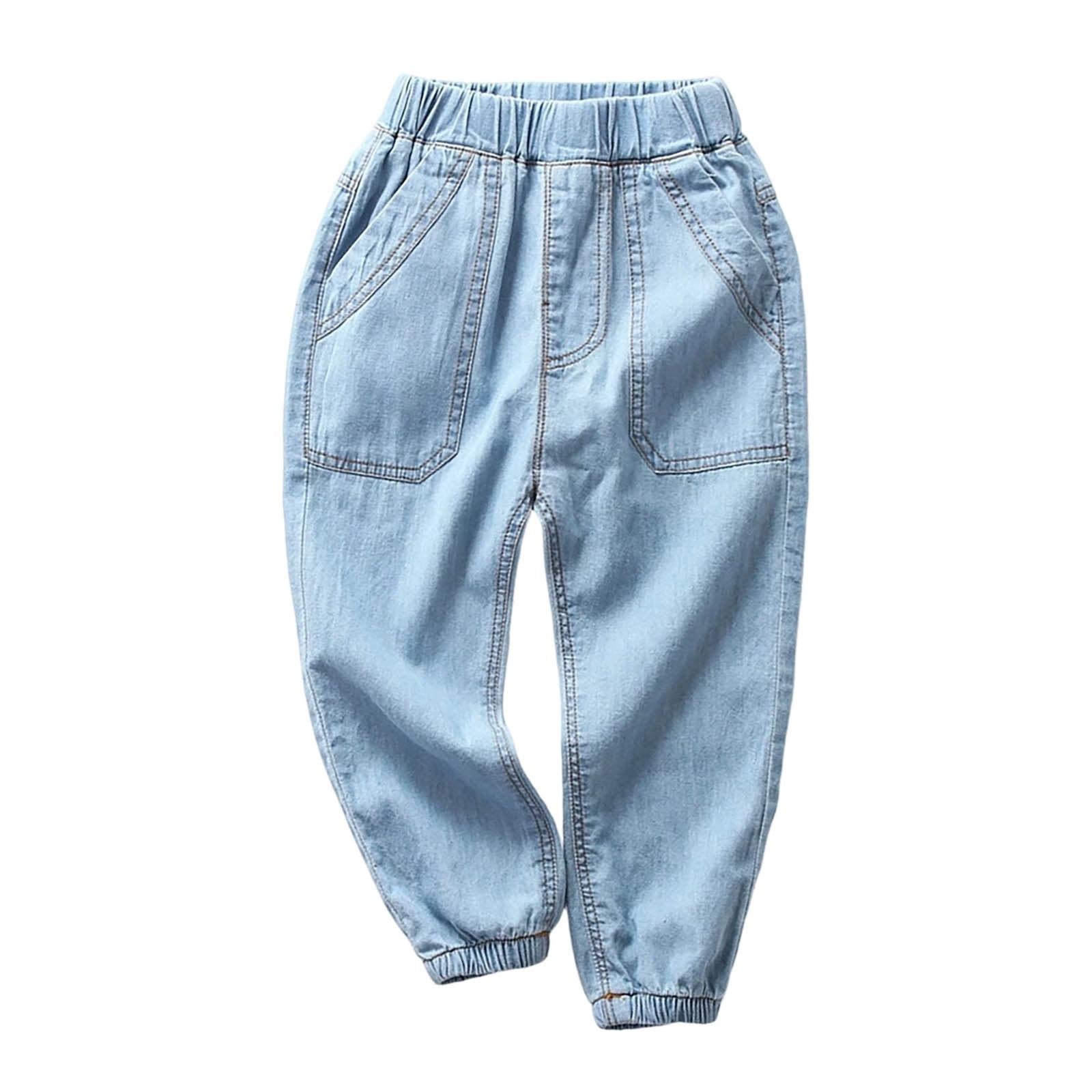 Baggy Jeans Boys Boys Lightweight Summer Jeans Trousers Breathable ...