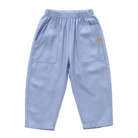 Baggy Jeans Boys Boys Summer Pants Soft Loose Fit Casual Trousers ...