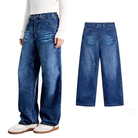 Baggy Jeans for Girls Y2k Jeans Wide Leg Jeans Back To School Outfits ...