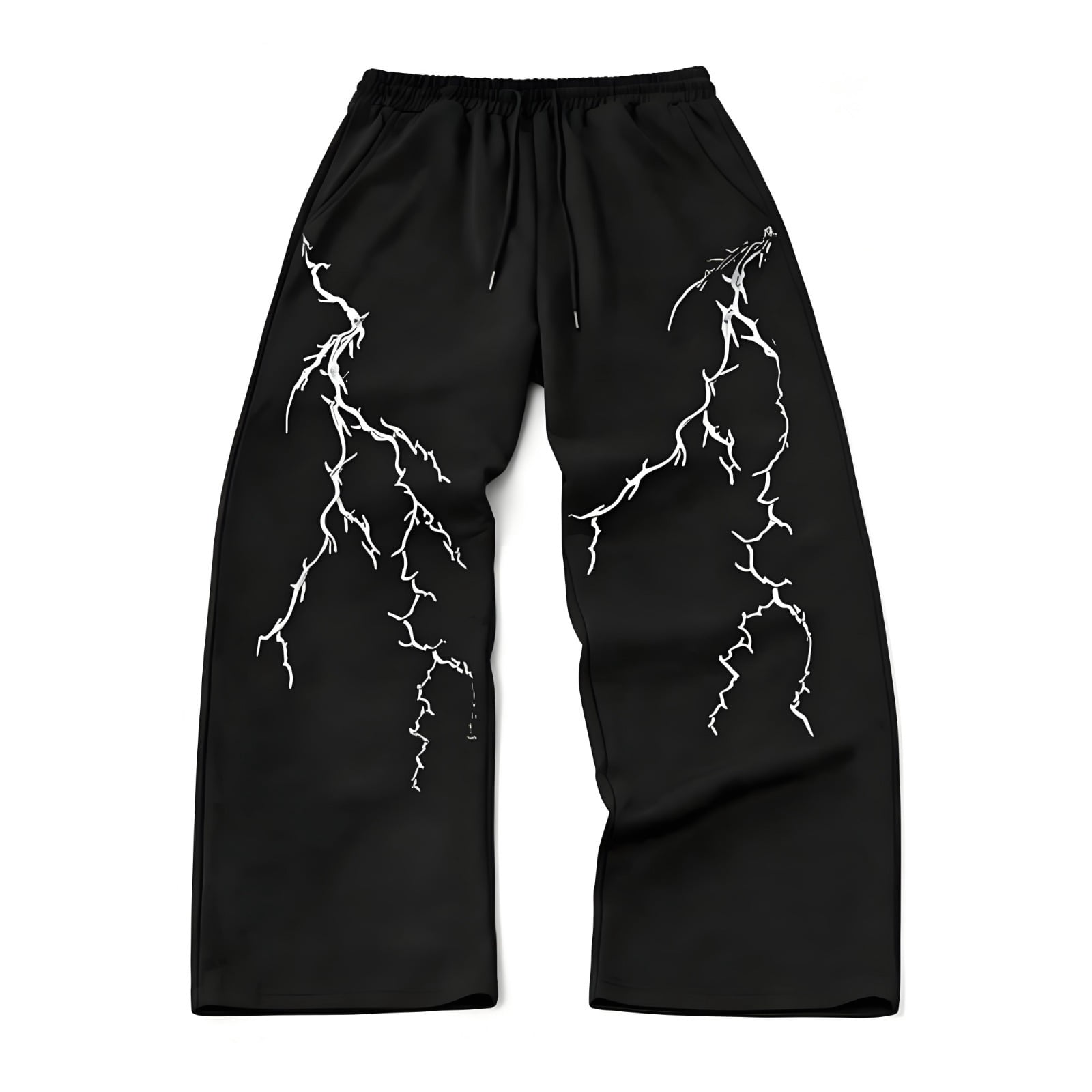 Baggy Pants Y2k Goth Sweatpants Skeleton Print Soft Breathable ...