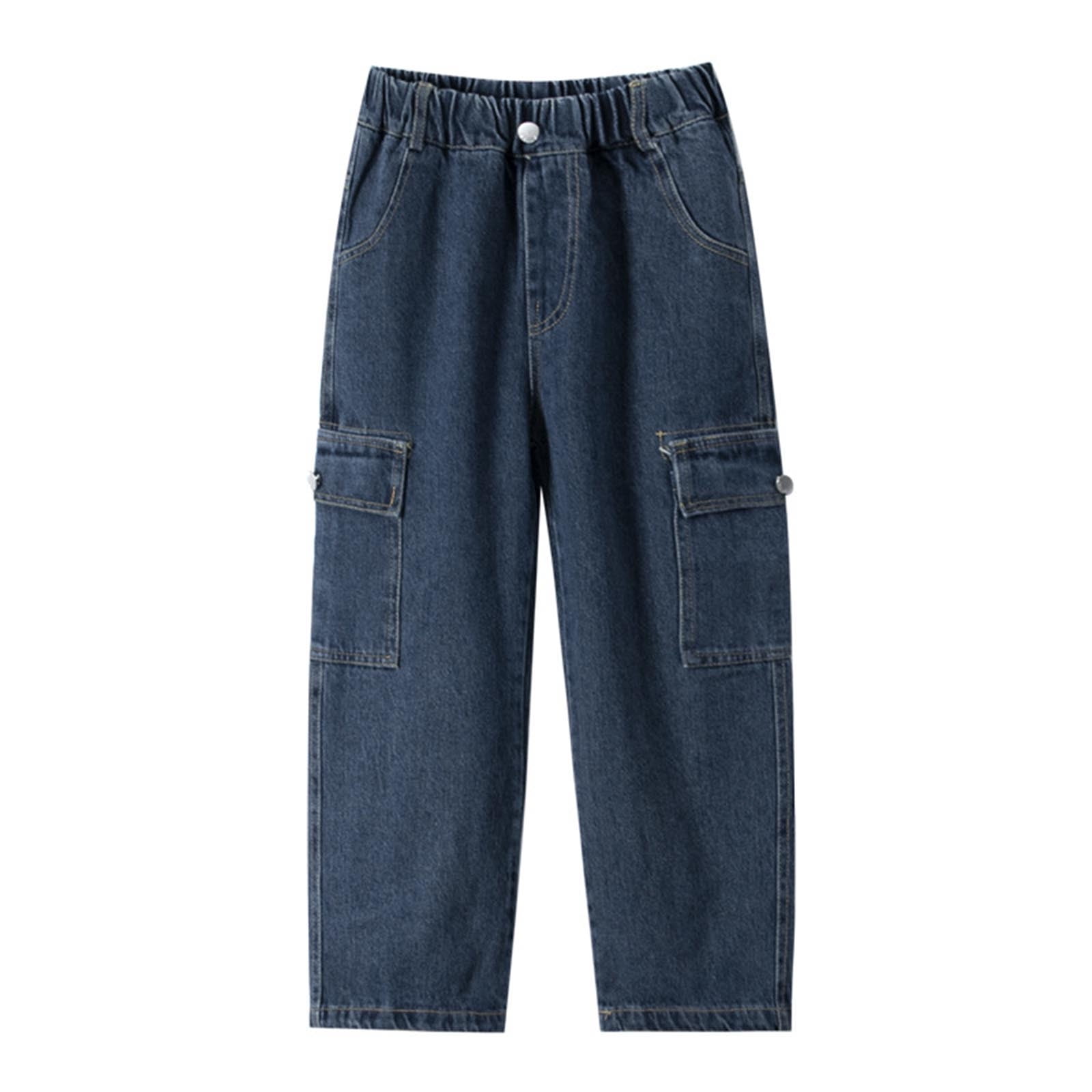 Baggy Pants for Girls Wide Leg Jeans Girls Wide Leg Girls' Cargo Jeans ...