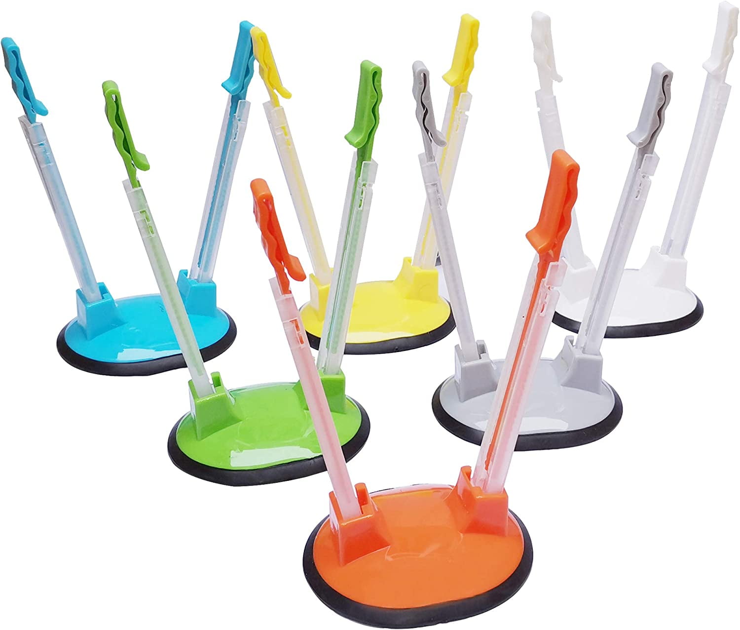 Baggy Rack for Ziploc Bag Holder Stand - Hands-Free Clip Food Storage ...