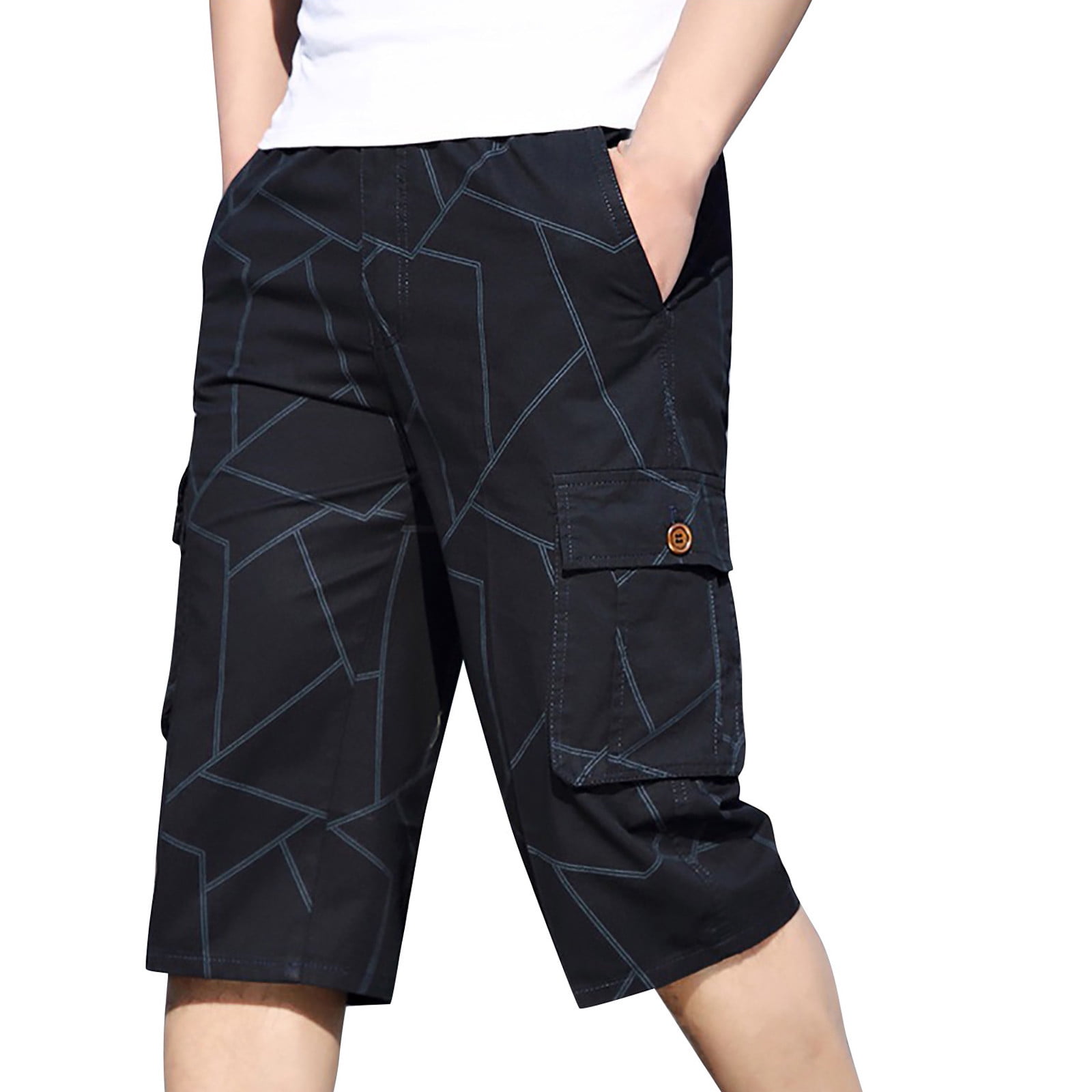 Baggy Relaxed Fit Cargo Shorts for Men Men's Baggy Cargo Shorts Trendy ...