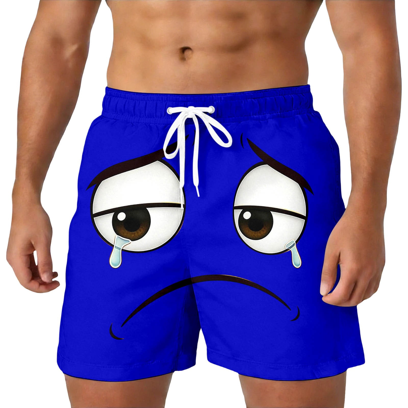 Baggy Shorts Men Men's Funny Cartoon Character Print Casual Summer ...