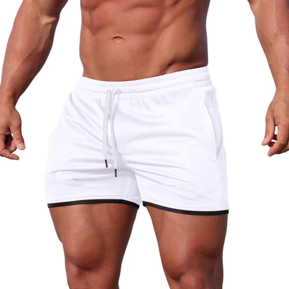 Baggy Shorts Men Men's Spring Summer Solid Color Short Casual Street ...