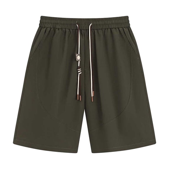 Baggy Shorts Men Men's Summer Ice Silk Cool Five Piece Casual Shorts ...
