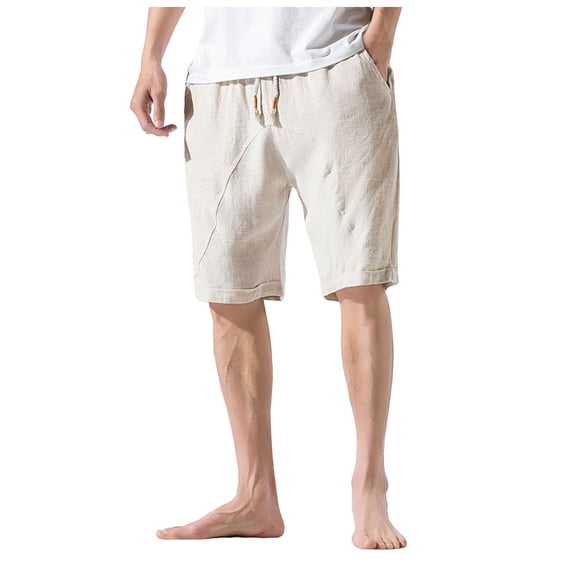 Baggy Shorts Men Men's Summer Japanese New Solid Color Loose Shorts ...
