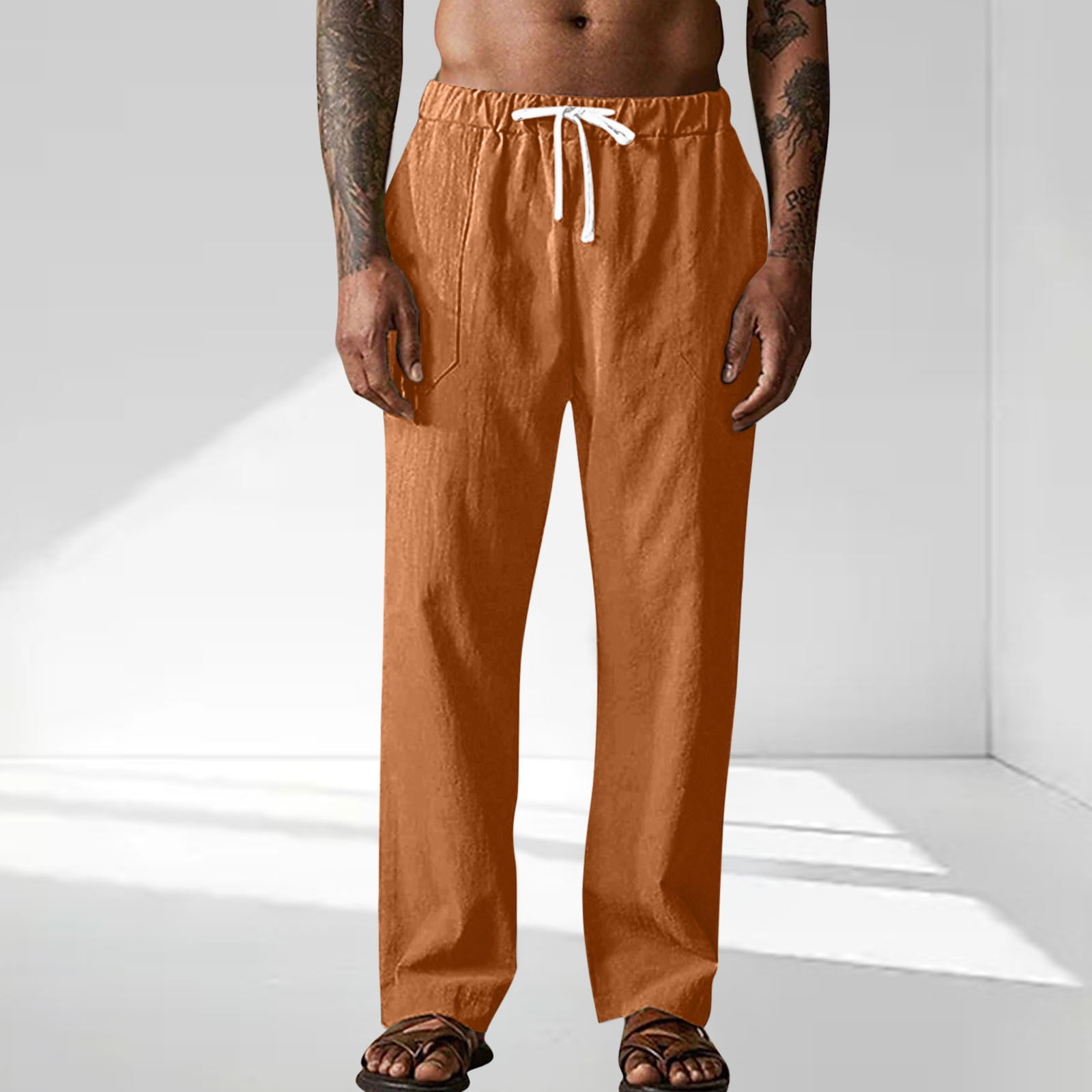 Baggy Sweatpants Men Pack Men Sports Bottoms Mens Sweatpants Cotton ...