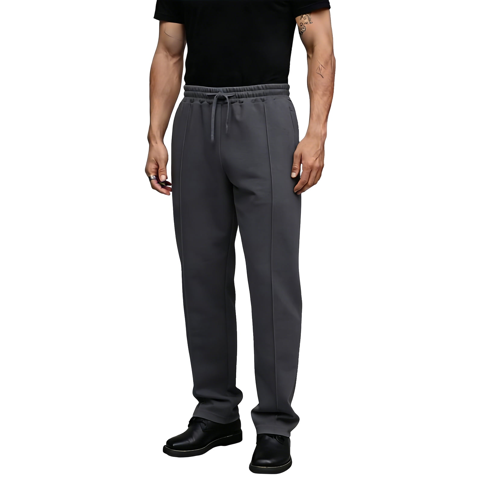 Baggy Sweatpants for Men Casual Pants Elastic Waist Athletic Workout ...