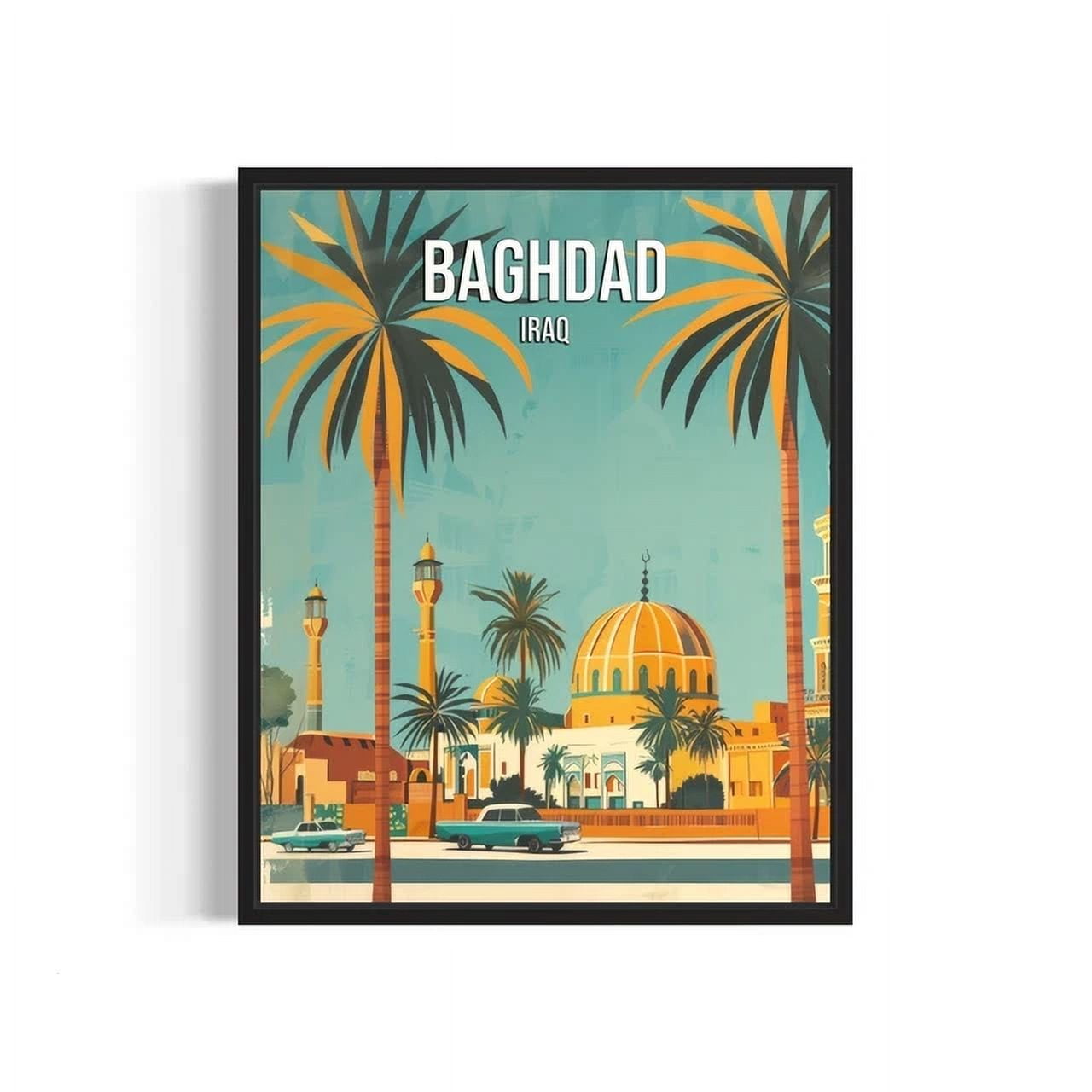 Baghdad Iraq Poster Art Print Wall Art Painting Artwork Decor Asia NO ...