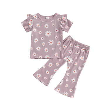 Toddler Kids Baby Girl 1-4T Sunflower Outfit Set, Long Sleeve Sweatshirts and Pants, Fall ...