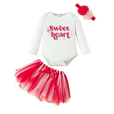 Newborn Baby Girls Fancy Tutu Romper Dress Party Princess Outfit Set - Walmart.com