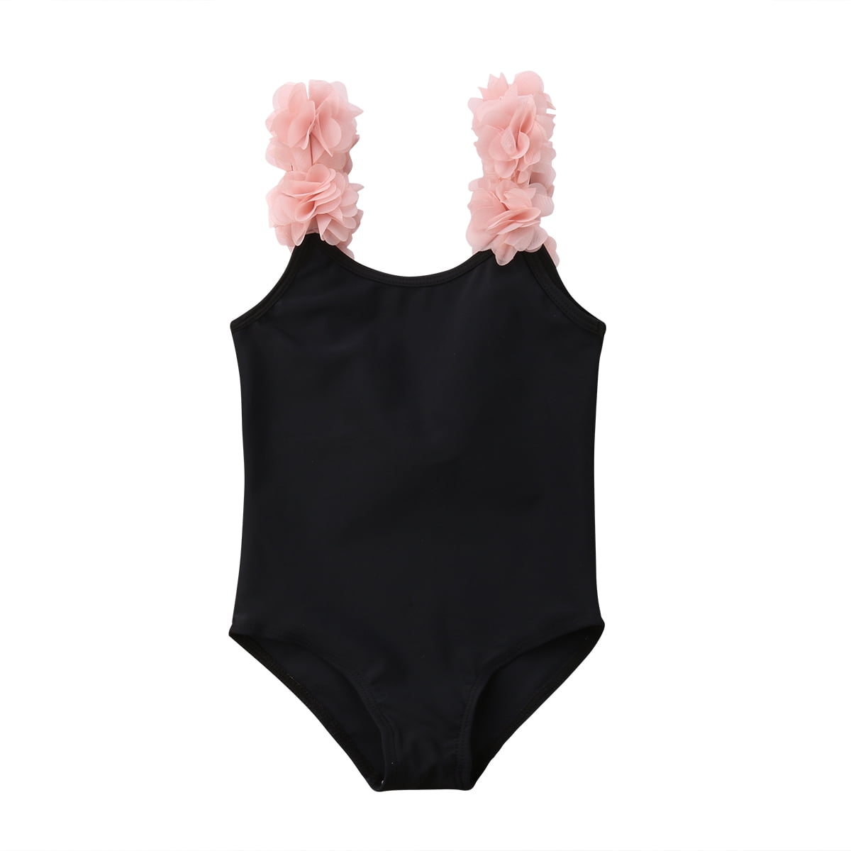 Bagilaanoe Backless Ruffled Sleeveless, One-Piece Swimsuit (Girl's) 2T ...