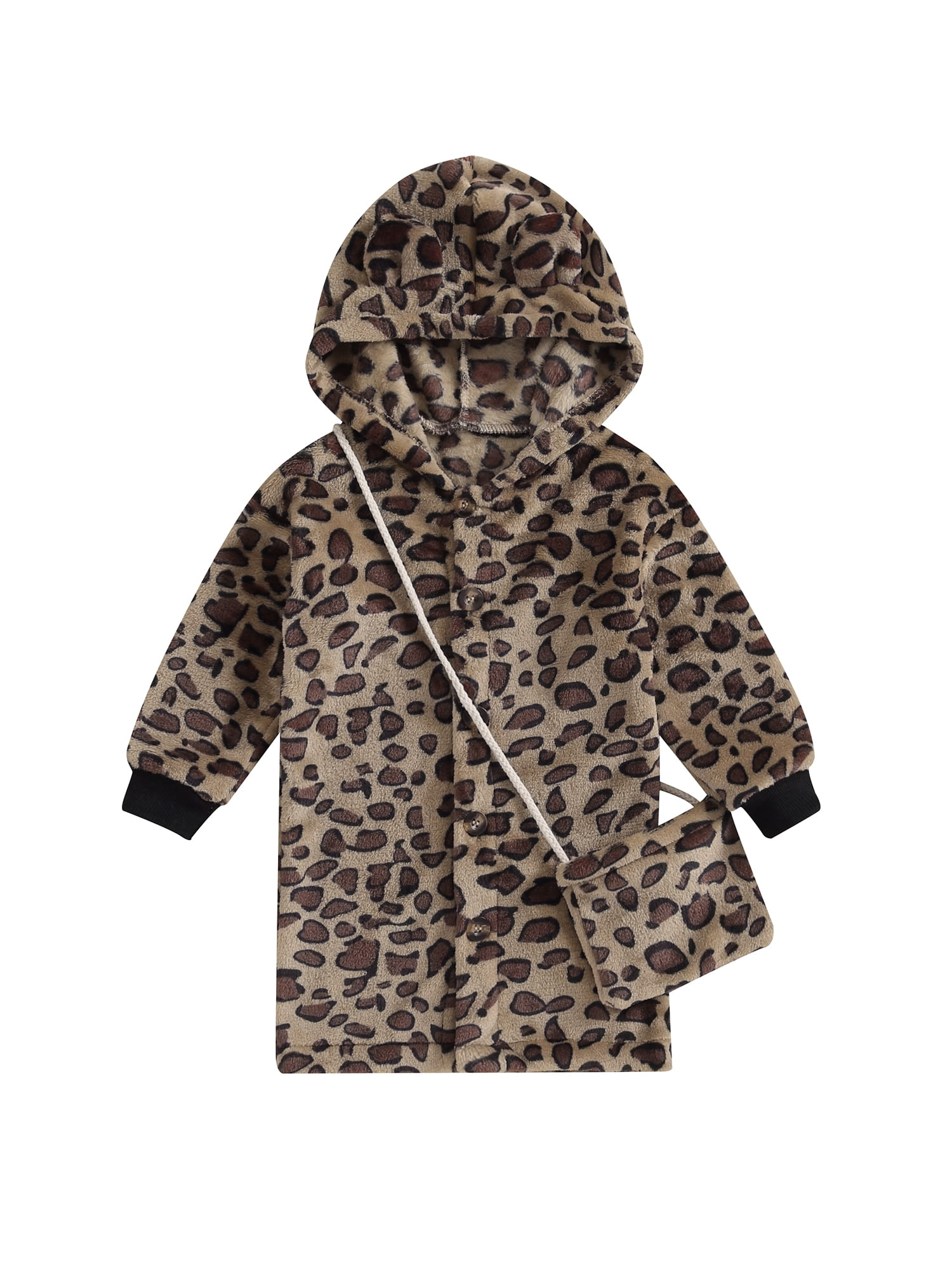 Bagilaanoe Little Girl Winter Warm Coats Toddler Fleece Long Sleeve ...