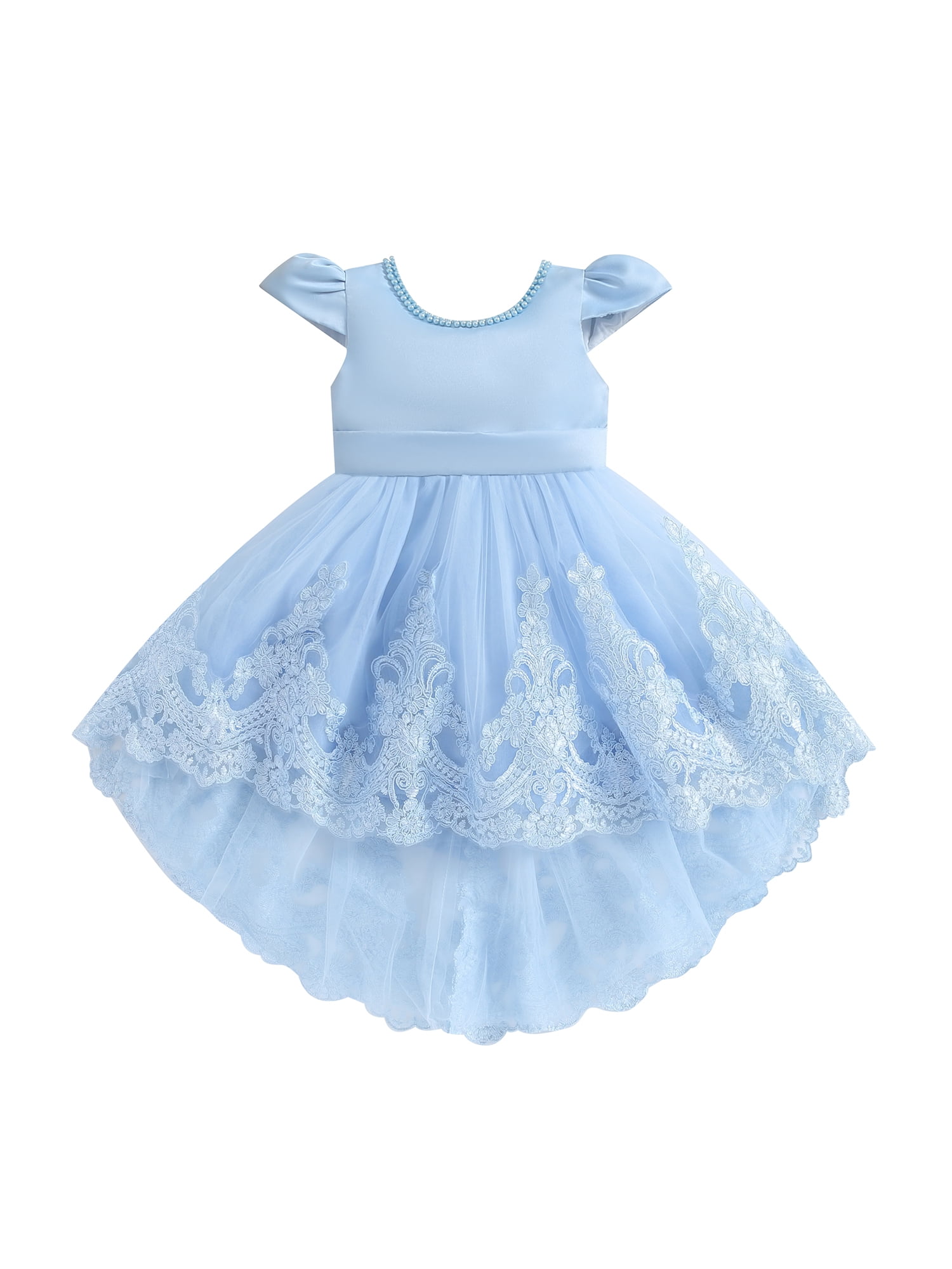 Bagilaanoe Little Girls Formal Dress Flying Sleeve A-line Princess ...