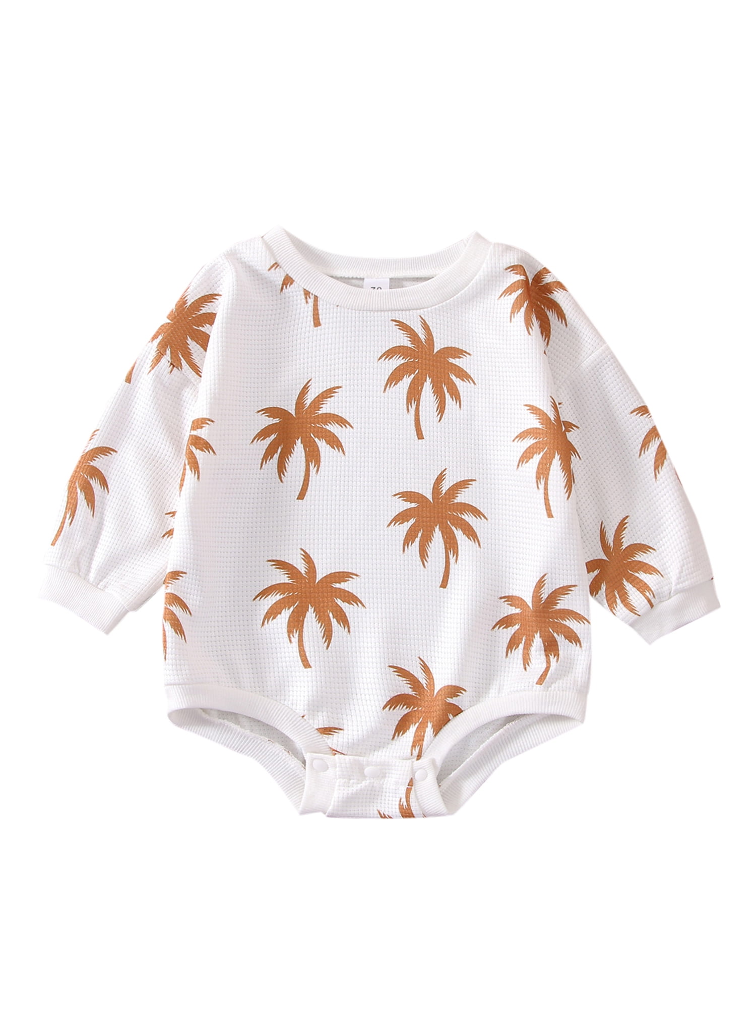 Bagilaanoe Newborn Baby Girl Boy Rompers Tai Chi Diagram/Tree Print Long Sleeve Bodysuit 6M 12M ...