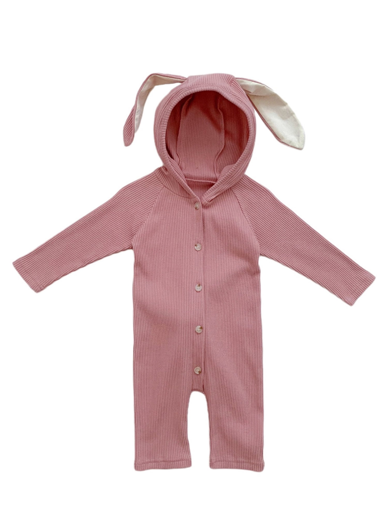 Bagilaanoe Newborn Baby Girl Boys Easter Jumpsuit Long Sleeve Bodysuit 3M 6M 9M 12M Infant ...