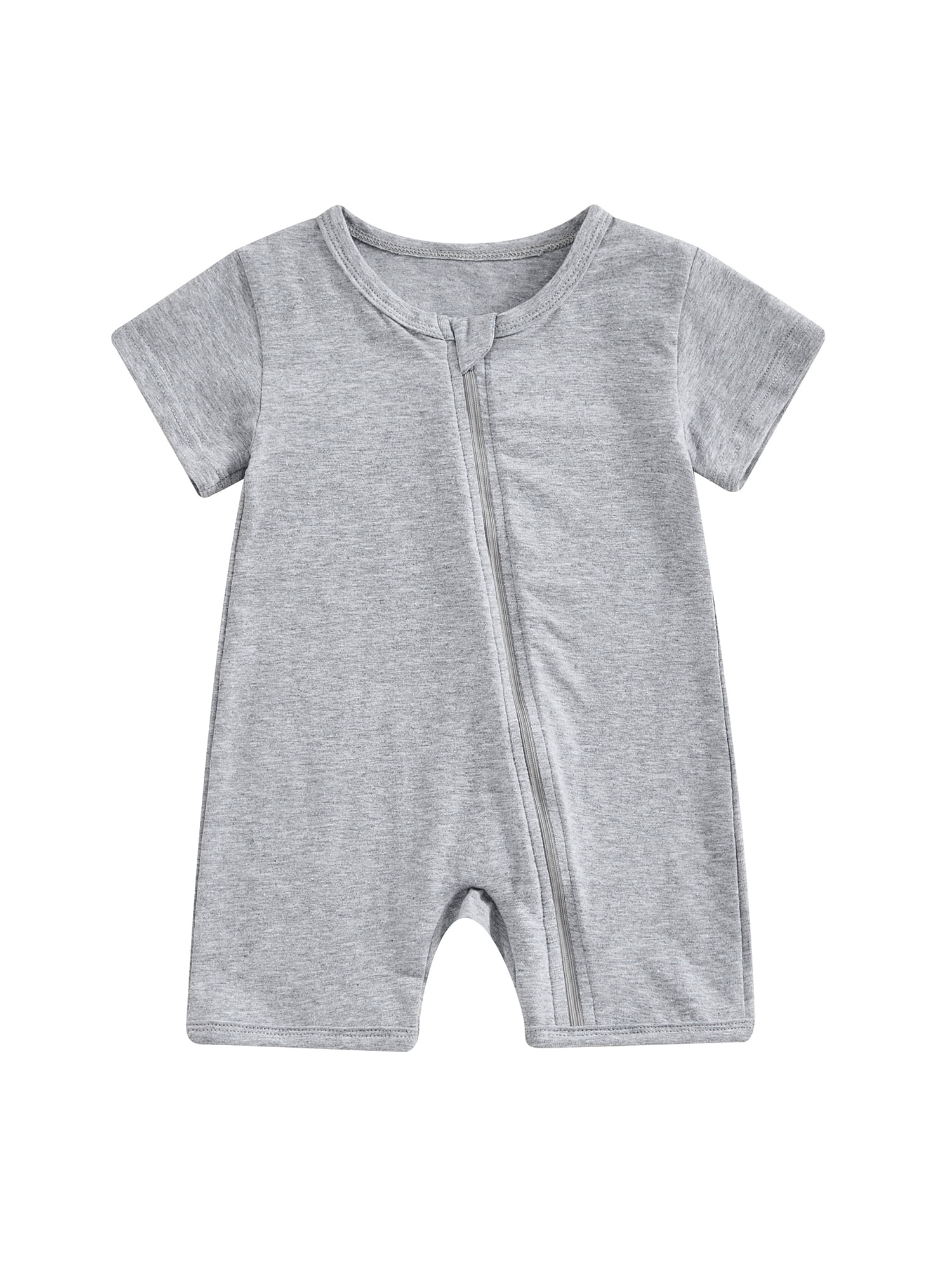 Bagilaanoe Newborn Baby Girls Boys Summer One-pieces Short Sleeve Jumpsuit 3M 6M 12M 18M 24M ...