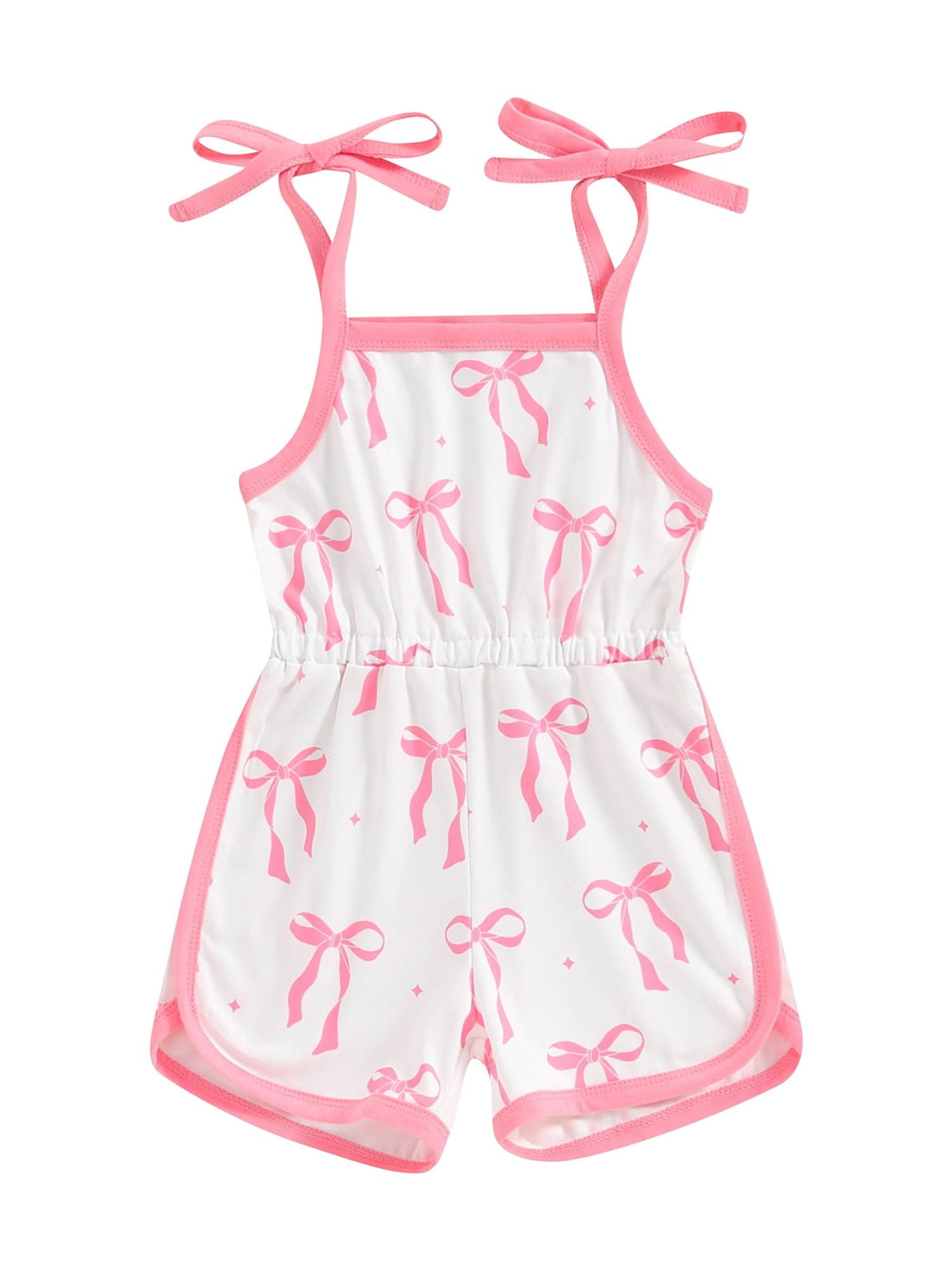 Bagilaanoe Newborn Baby Girls Summer One-pieces Print Sleeveless Jumpsuit Shorts 6M 12M 2T 3T 4T ...