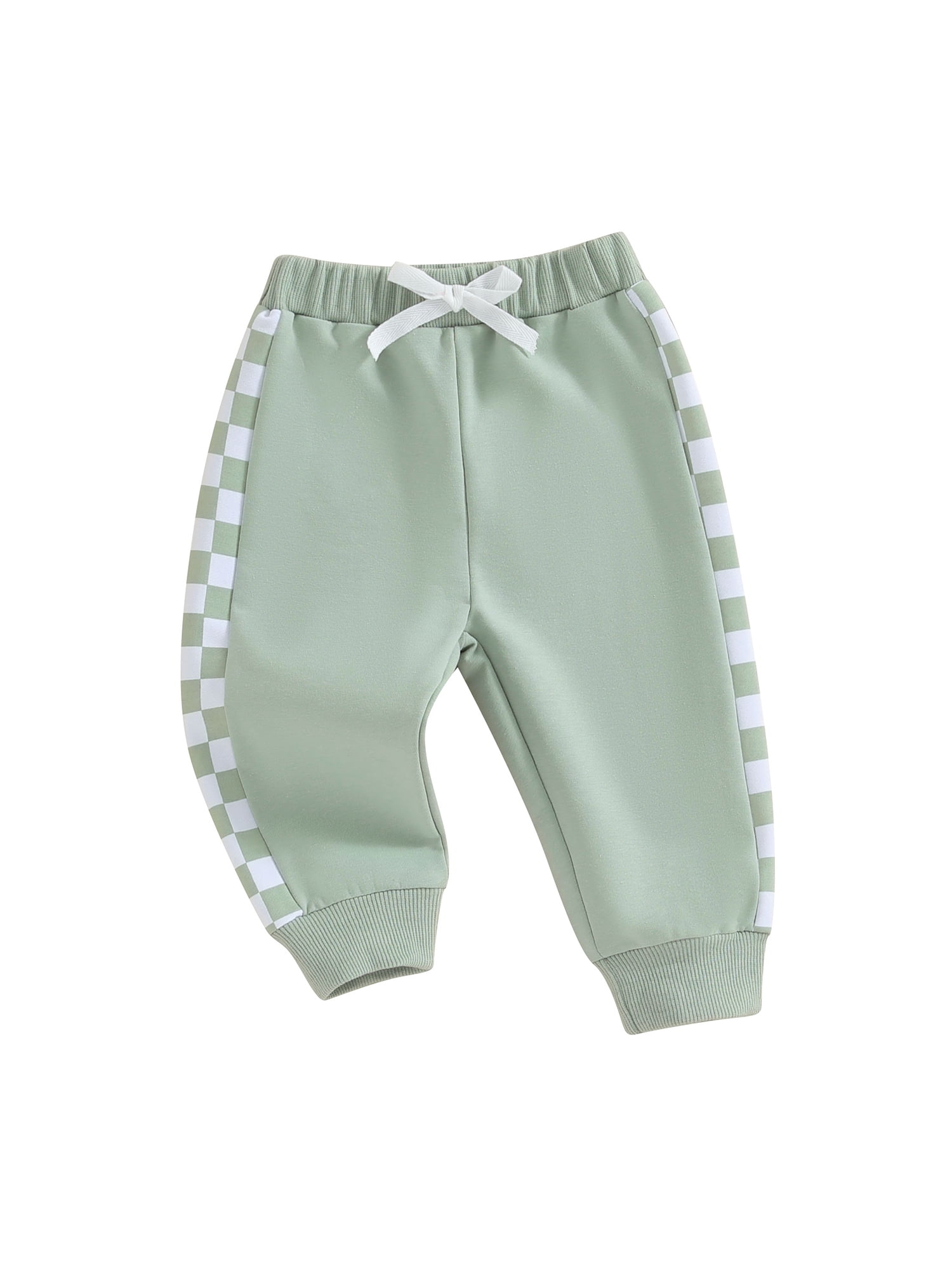 Bagilaanoe Toddler Baby Boy Sweatpants Checkerboard Patchwork Jogger ...