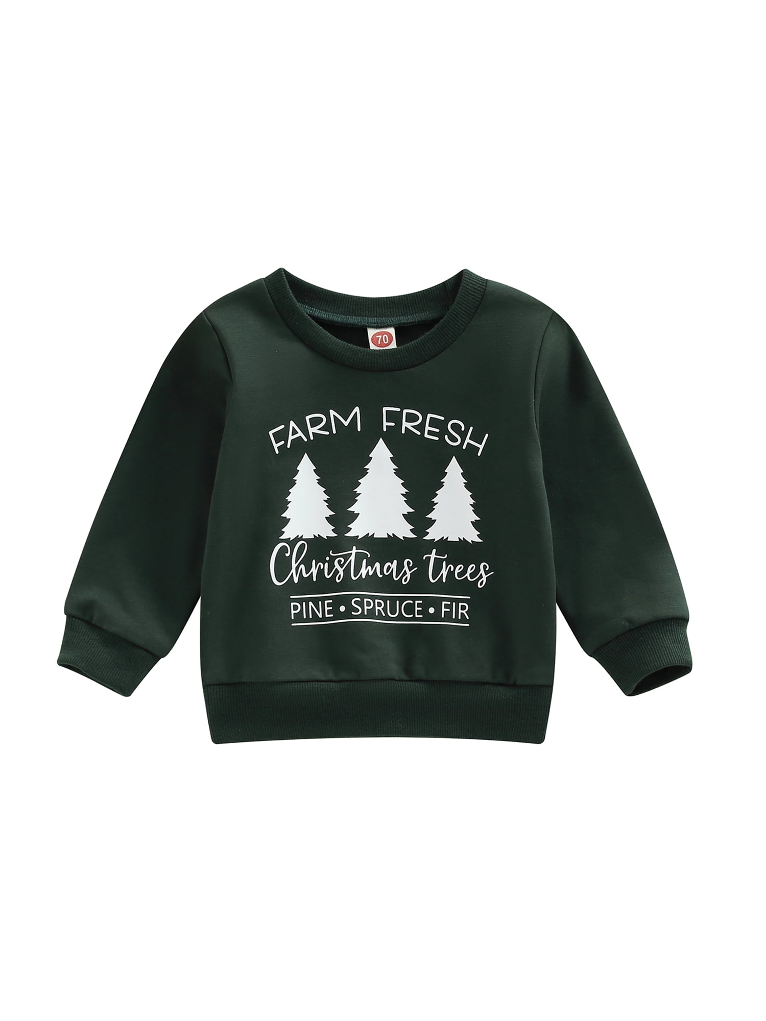 Bagilaanoe Toddler Baby Girl Boy Christmas Sweatshirt Long Sleeve ...