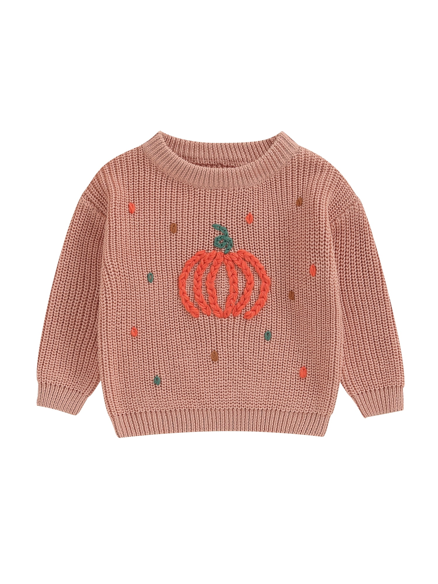Bagilaanoe Toddler Baby Girl Boy Halloween Sweater Long Sleeve Pumpkin Pullover 6M 12M 18M 24M ...