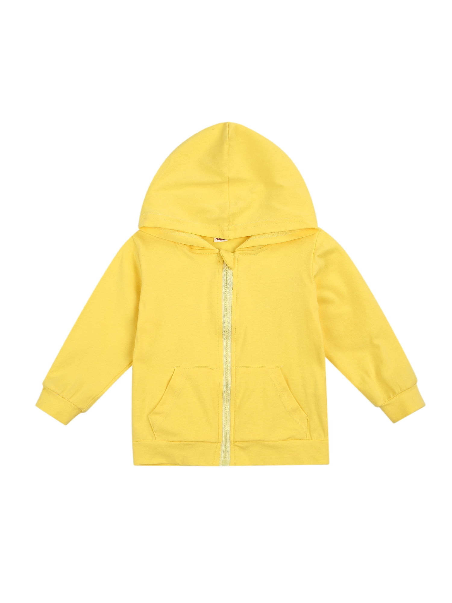 Bagilaanoe Toddler Baby Girl Boy Hooded Jacket Long Sleeve Zipper ...
