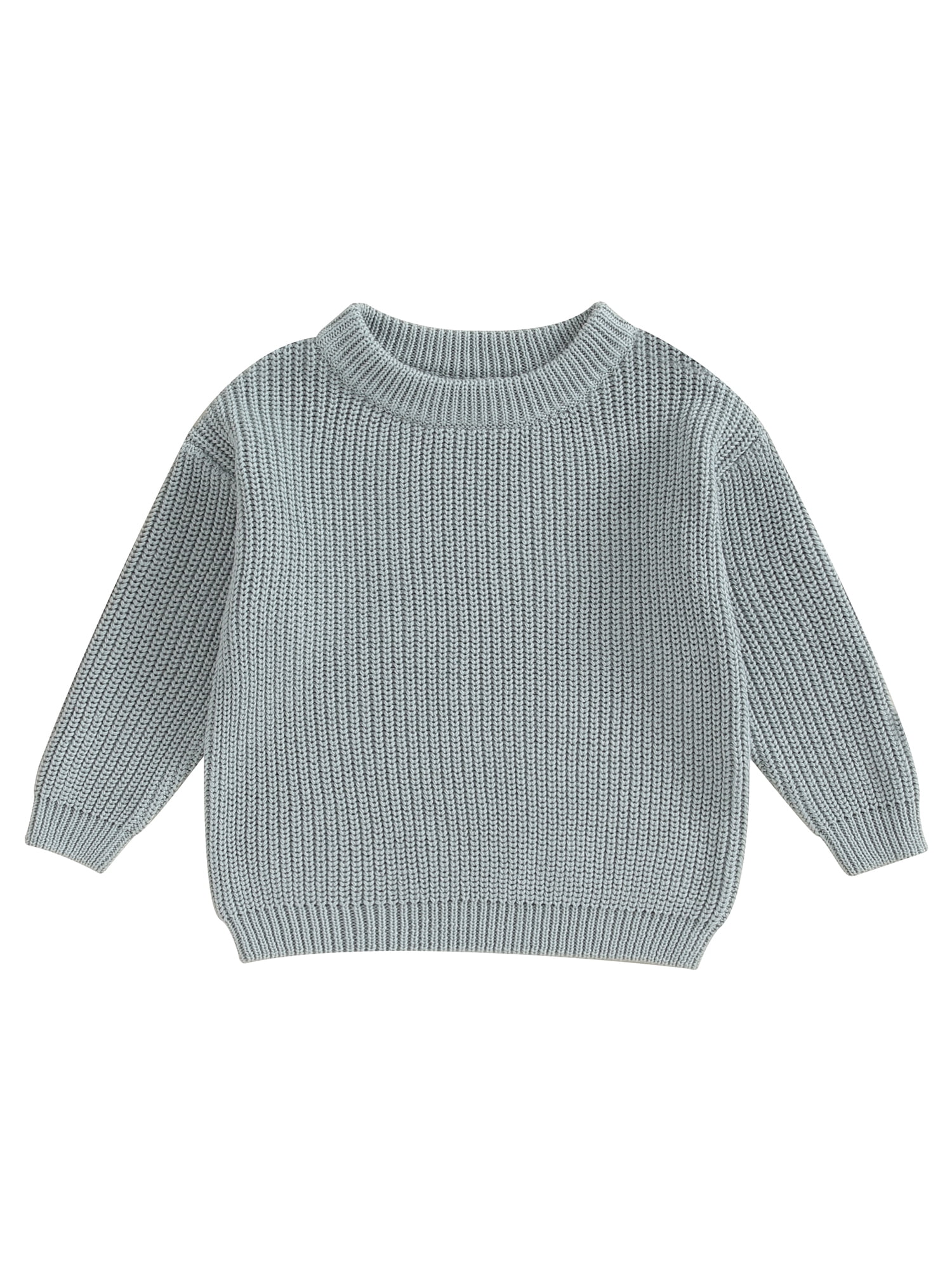 Bagilaanoe Toddler Baby Girl Boy Knitted Sweater Long Sleeve Pullover ...
