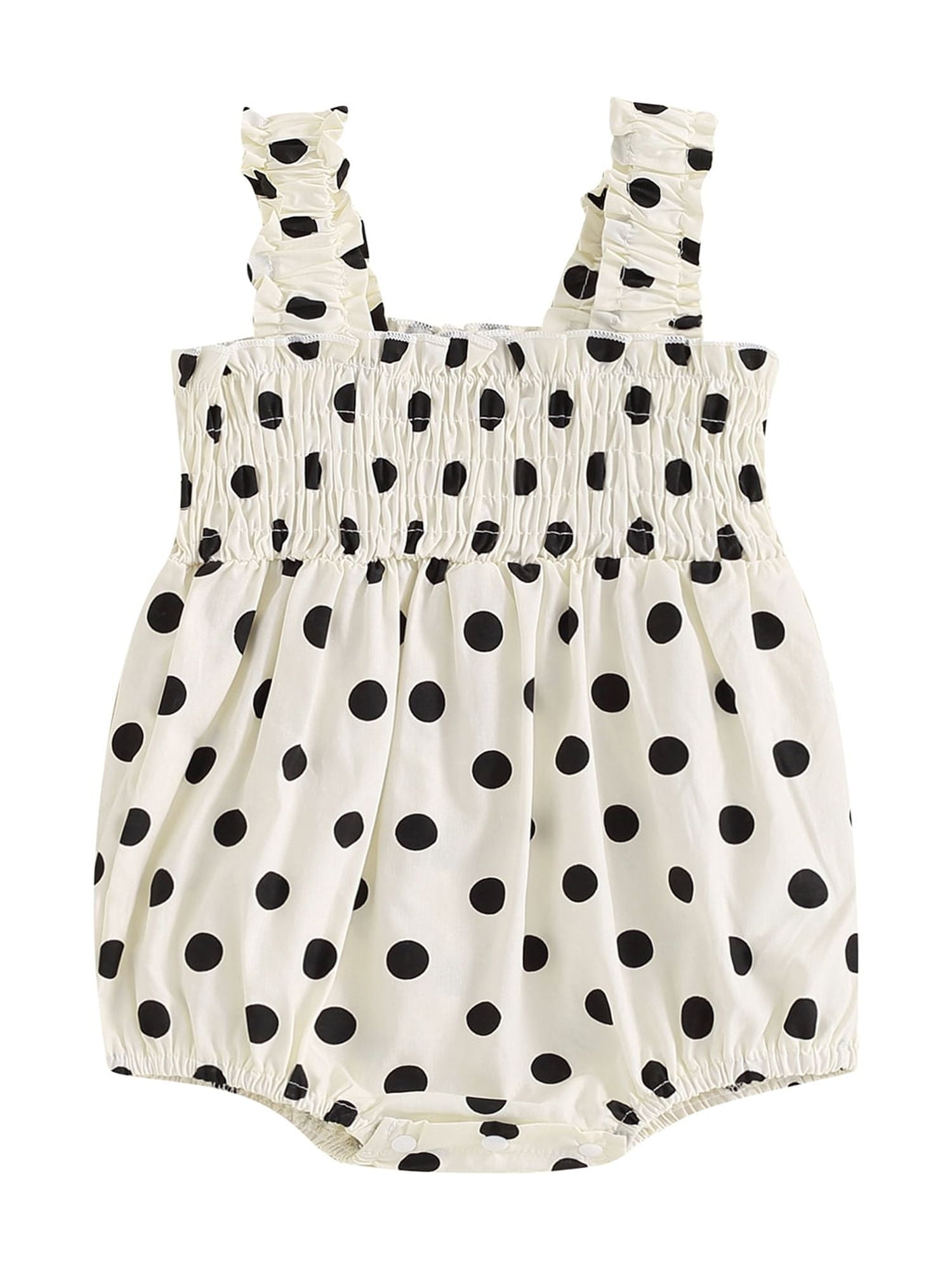Bagilaanoe Toddler Baby Girl Summer Rompers Print Sleeveless Bodysuits ...