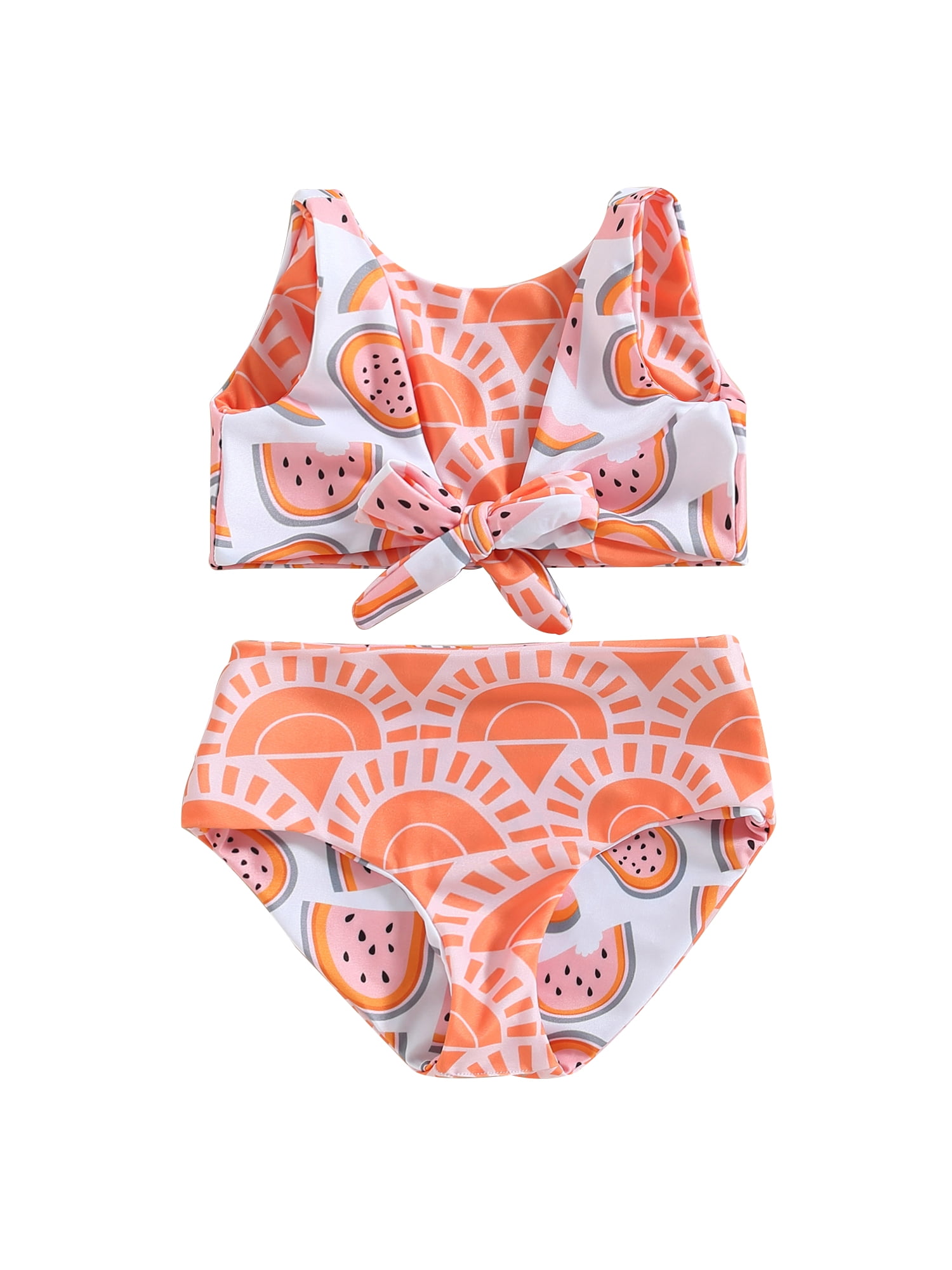Bagilaanoe Toddler Baby Girls Swimsuits 2 Piece Bikinis Set Watermelon ...