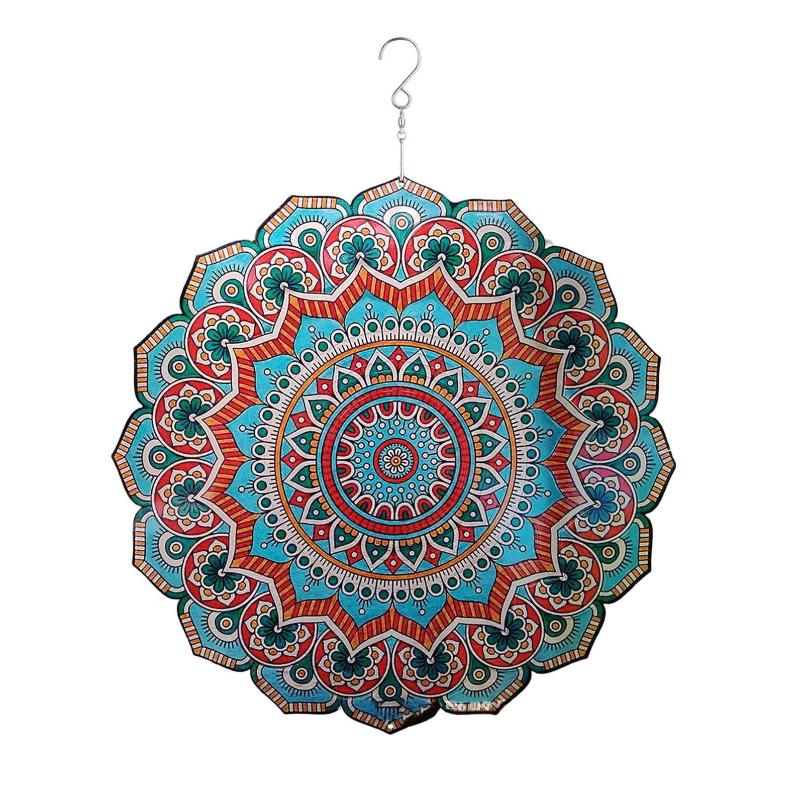 Bagmrteho 3D Dynamic Rotating Wind Chime Stainless Steel Color Metal ...